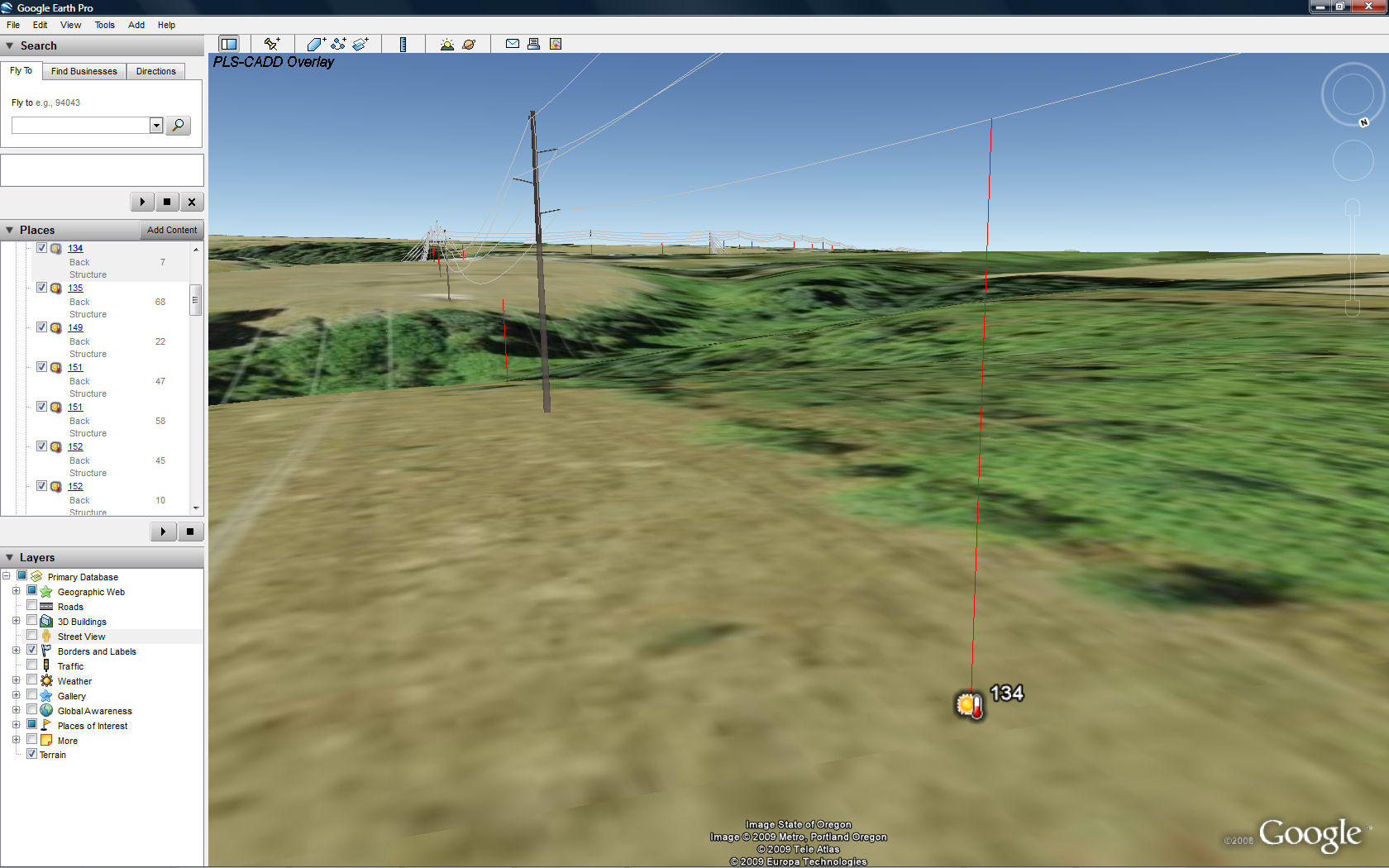 PLS-CADD Google Earth Integration Tips